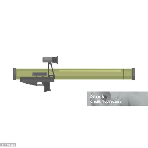 대전차 로켓 추진 수류탄 발사기 바주카 군사 무기 벡터 일러스트레이션 독일에 대한 스톡 벡터 아트 및 기타 이미지 독일