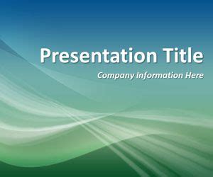 Abstract Curves PowerPoint Template