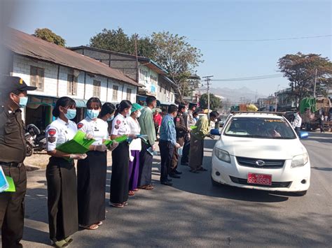 သိန္နီမြို့တွင် Omicron ရောဂါ ကြိုတင်ကာကွယ်နိုင်ရေးအတွက် နှာခေါင်းစည်းများ အခမဲ့ ဖြန့်ဝေခြင်းန