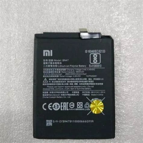 Jual BATRE BATERAI BATTERY XIAOMI REDMI PRO MI A LITE BN ORIGINAL BATTERY Indonesia