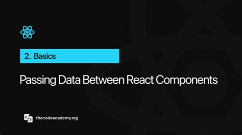 How To Pass Data Between React Components Thecodeacademy