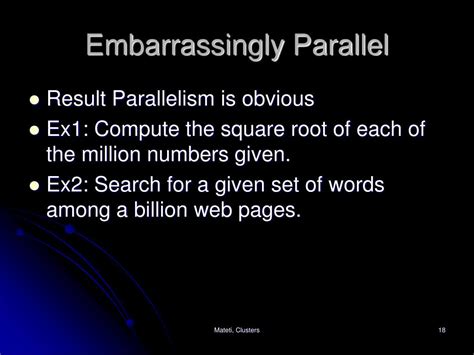 Embarrassingly Parallel