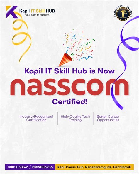 Nasscomcertified Kapilitskillhub Techeducation Careergrowth… Kapil It Skill Hub
