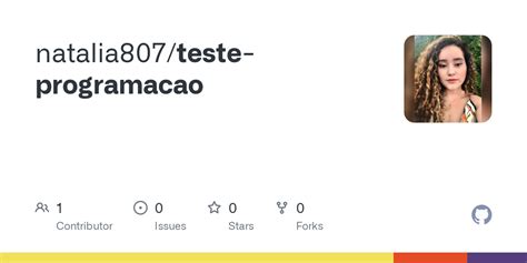 Github Natalia807teste Programacao