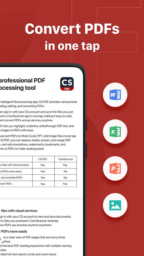 cs pdf pdf reader editor apk for android download