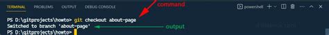 git switch branches how to checkout the git branch