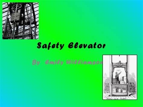 safety elevator ppt