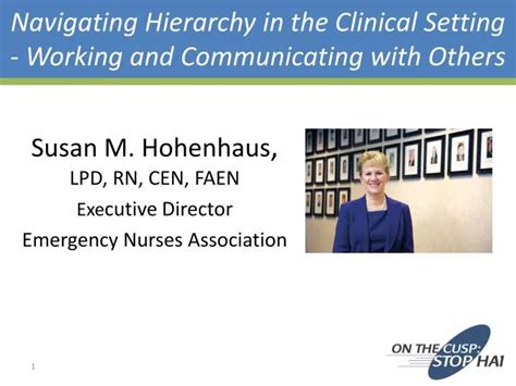 Ppt Navigating Hierarchy In The Clinical Setting Working And Communicating With Others