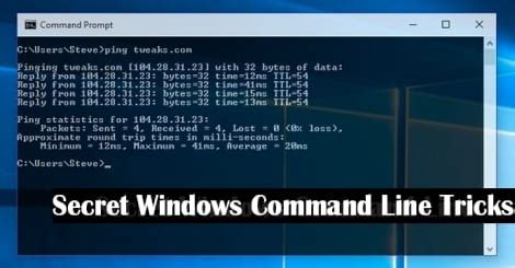 Top 10 Hidden Windows Secret Command Line Tricks And Hacks TechWorm