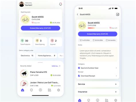Warranty Tracker App Ui Concept By Suman Adhikari On Dribbble