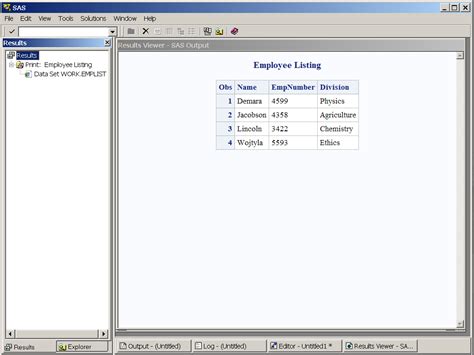 Main Windows In The Sas Windowing Environment Sasr 93 Language