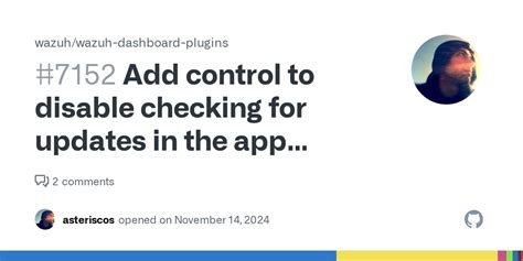 Add Control To Disable Checking For Updates In The App Settings · Issue