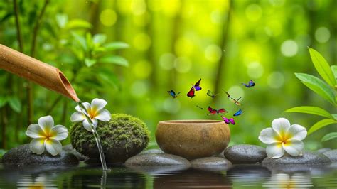 아름다운 피아노 힐링 🌿 물소리가 어우러진 스파 And 수면 음악 ~ 명상과 진정 멜로디 Youtube