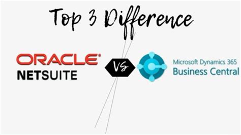 Oracle Netsuite Vs Dynamics 365 Business Central Rio Iguchi