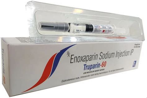 Enoxaparin Sodium 60mg Pre Filled Syringe Injection At ₹ 165 0 Piece Enoxaparin Injection In