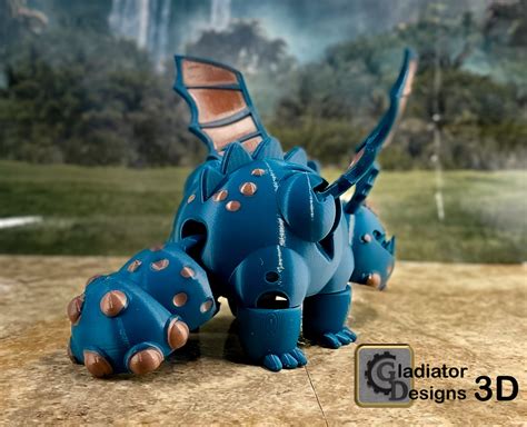 3d File Chonk The Dragon・model To Download And 3d Print・cults