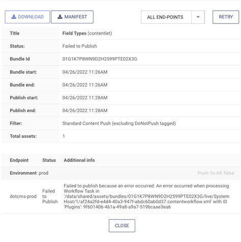 Content Not Assigned To Workflow Can Fail To Push Publish · Issue 22087 · Dotcmscore · Github