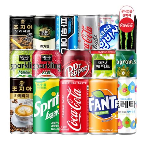 [캔음료] 코카콜라 스프라이트 환타 미닛메이드 토레타외 캔음료 40여종 모음전 티몬