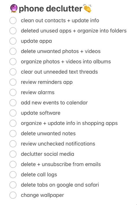 Phone Declutter