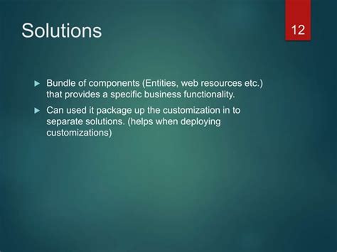 Introduction To Microsoft Dynamic Crm Ppt