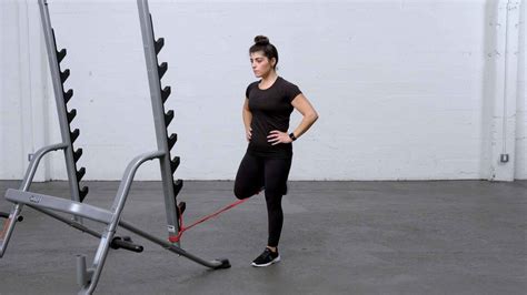 How To Do A Standing Loop Band Hamstring Curl