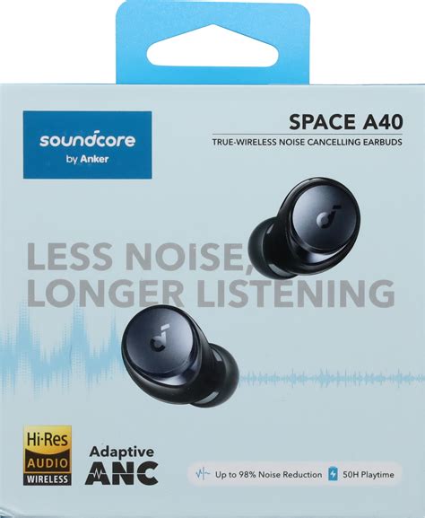 Anker Soundcore Space A40 Earbuds with 98% Noise Reduction, 50H ...