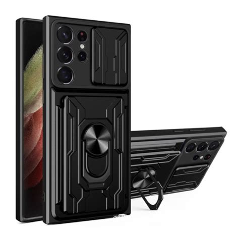 Samsung Galaxy Note Ultra Card Slot Hoesje Met Kickstand En Slide Stuff Enough Be