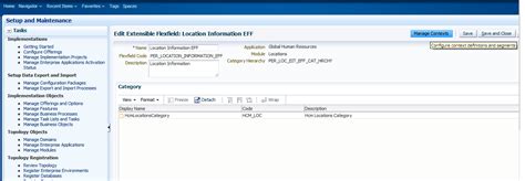 Fusion Apps Quick Start Fusion Apps New Flexfield Extensible Flexfields