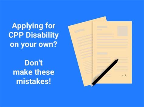 applying for cpp disability 7 mistakes to avoid if you represent yourself resolute legal