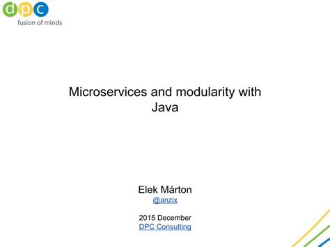 Pdf Microservices And Modularity With Java Dokumentips