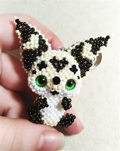 Ушастик из бисера Игрушка амигуруми Youtube