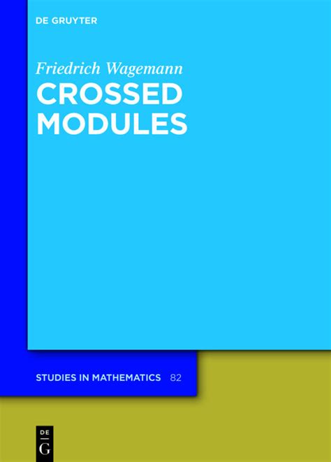 Crossed Modules Ebook Alletext