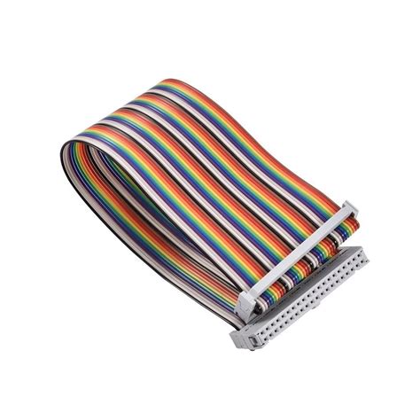 Gpio 40 Pin Colorful Rainbow Female To Female Ribbon Cable