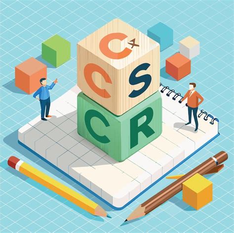 Csr 기업의 사회적 책임 개념 Csr Corporate Social Responsibility Csr라는 줄임말을 형성하는 글자를 가진 나무 큐브 블록
