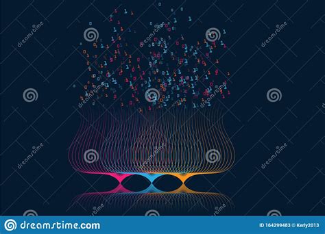 Big Data Visualization And Analysis Abstract Digital Technology Stock