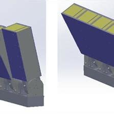 CAD Models Of A Modular Flap Left And A Rigid Flap Right Download Scientific Diagram