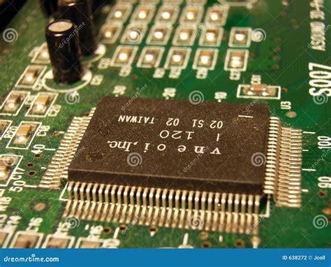 Microchip Do Computador Foto De Stock Imagem De Processador 638272