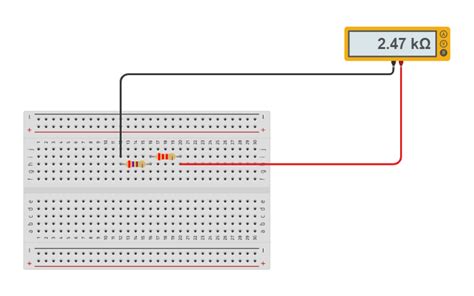 Circuit Design Resistors In Series Tinkercad