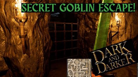Secret Goblin Cave Escape Dark And Darker Youtube
