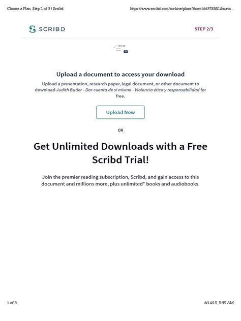 Get Unlimited Downloads With A Free Scribd Trial Upload A Document To