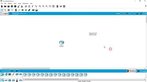 Priority Key Password Or Secret Cisco Packet Tracer Youtube
