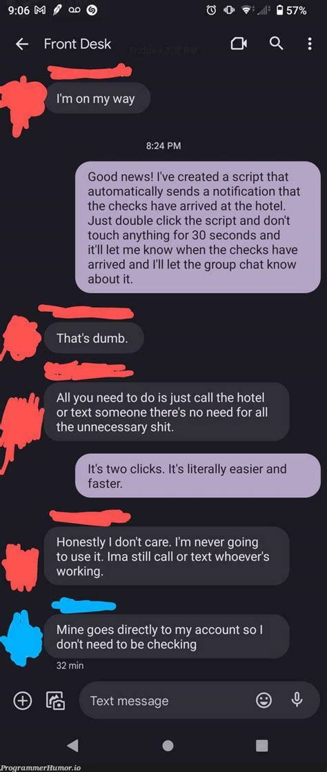 Op Made A Script To Automate His And His Colleagues Workflow But Looks
