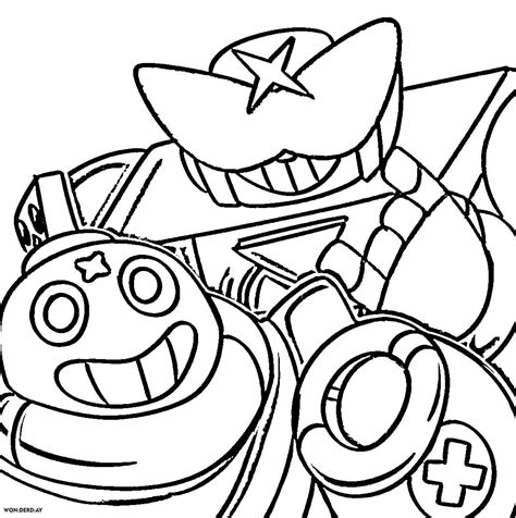 Coloring Pages Surge Brawl Stars Download And Print For Free