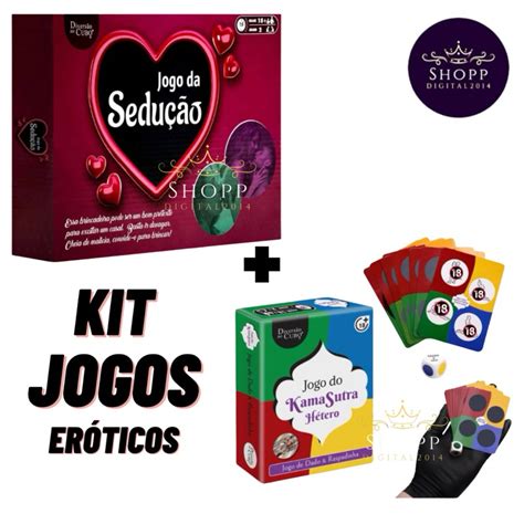 Kit Jogo Erótico Da Sedução De Tabuleiro Para Casal Jogo De Cartas Raspadinha Kama Sutra Sex