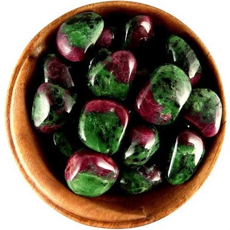 Red Round Ruby Zoisite Tumbled Size Mm At Kg In Khambhat ID