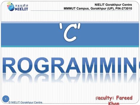 notes of c programming 1st unit bca i sem