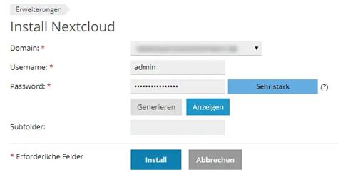 Install Nextcloud Within Plesk That S It