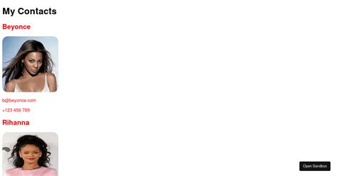 React Props Forked Codesandbox