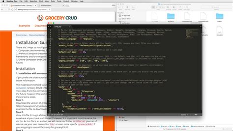 Grocery Crud Enterprise Installation With Composer Youtube