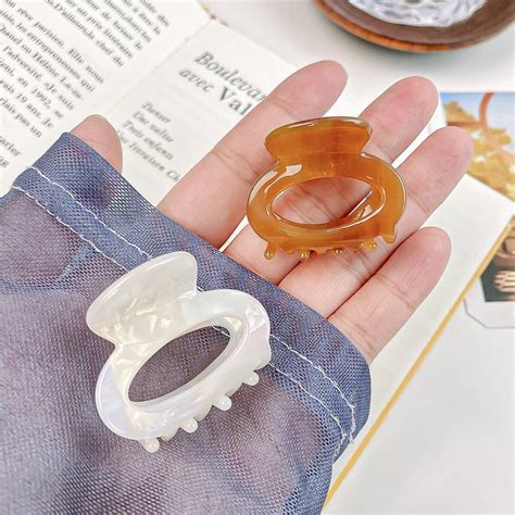 Badu Bg Ацетатна щипка за коса за жени Момичета Мини леопардови щипки за коса Шик щипка за коса